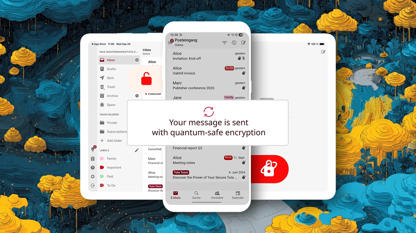 Tuta: Email bảo mật, mã hóa và riêng tư - ESS